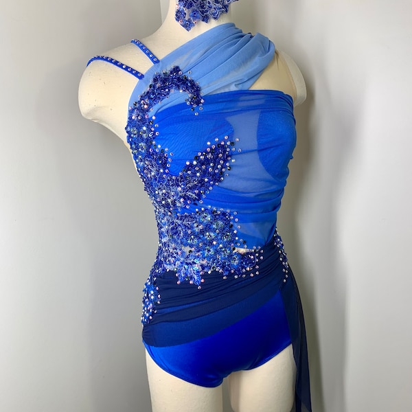 Dusty Blue Dance Costume - Etsy