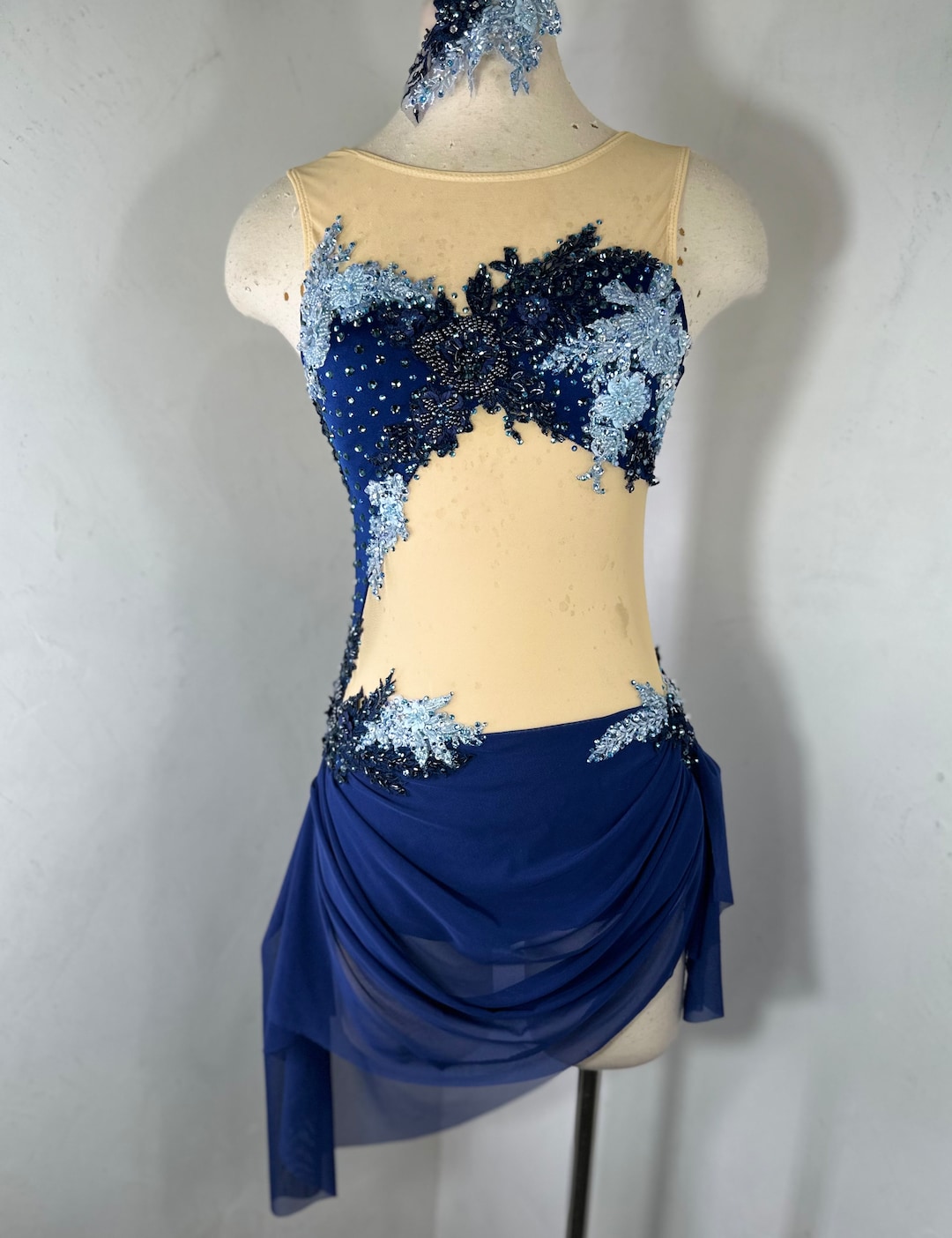 Sky Blue Lyrical Dance Costume, Lyrical Dance Costume, Competition ...