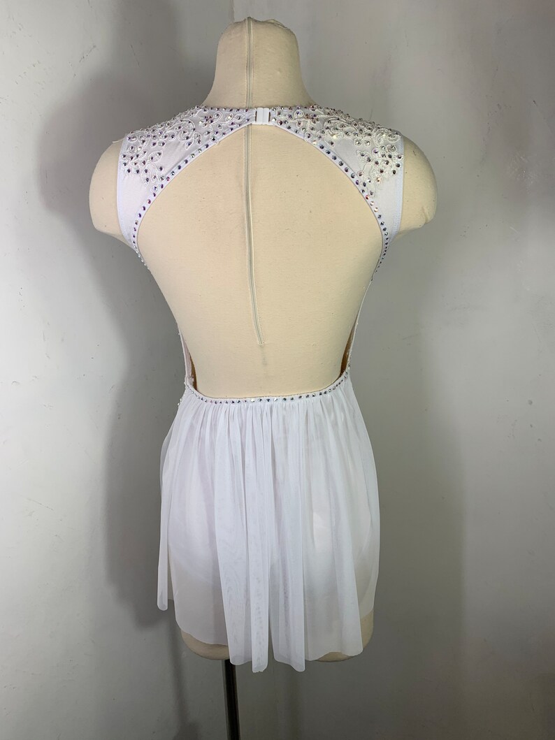 White Lyrical Dance Costume Dance Costume Custom Lyrical - Etsy