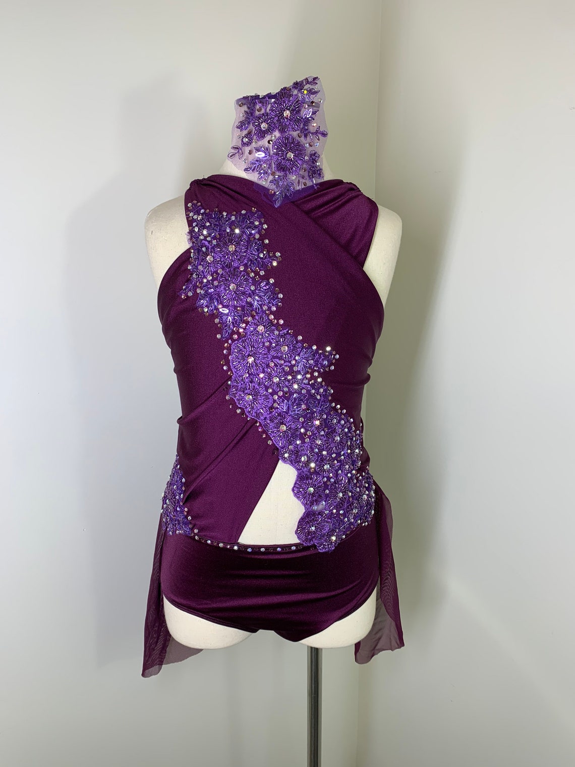 Custom Modified Halter Dance Costume Custom Dance Design | Etsy