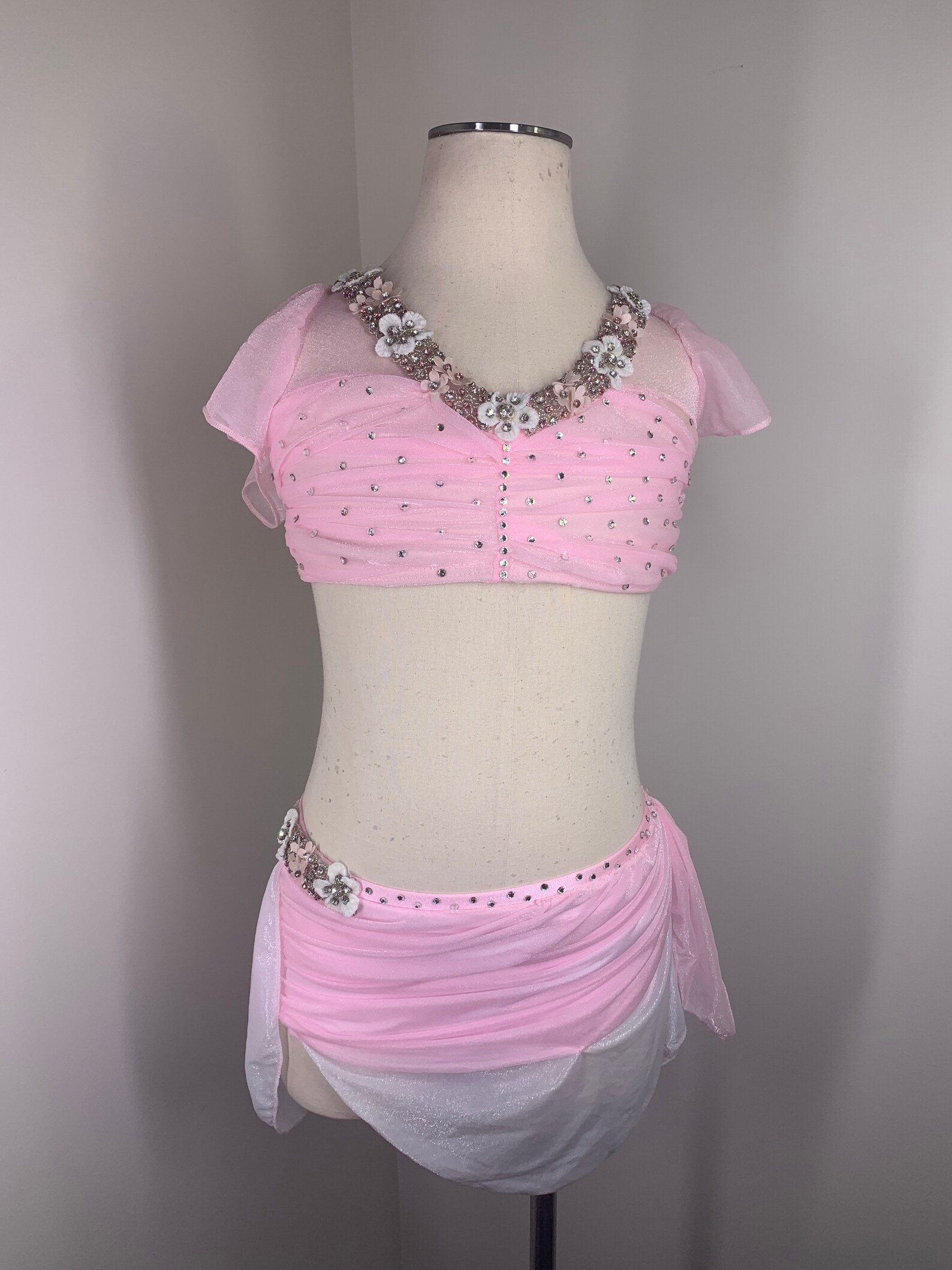 Pink Dance Costume Lyrical Dance Costume Competition Dance - Etsy