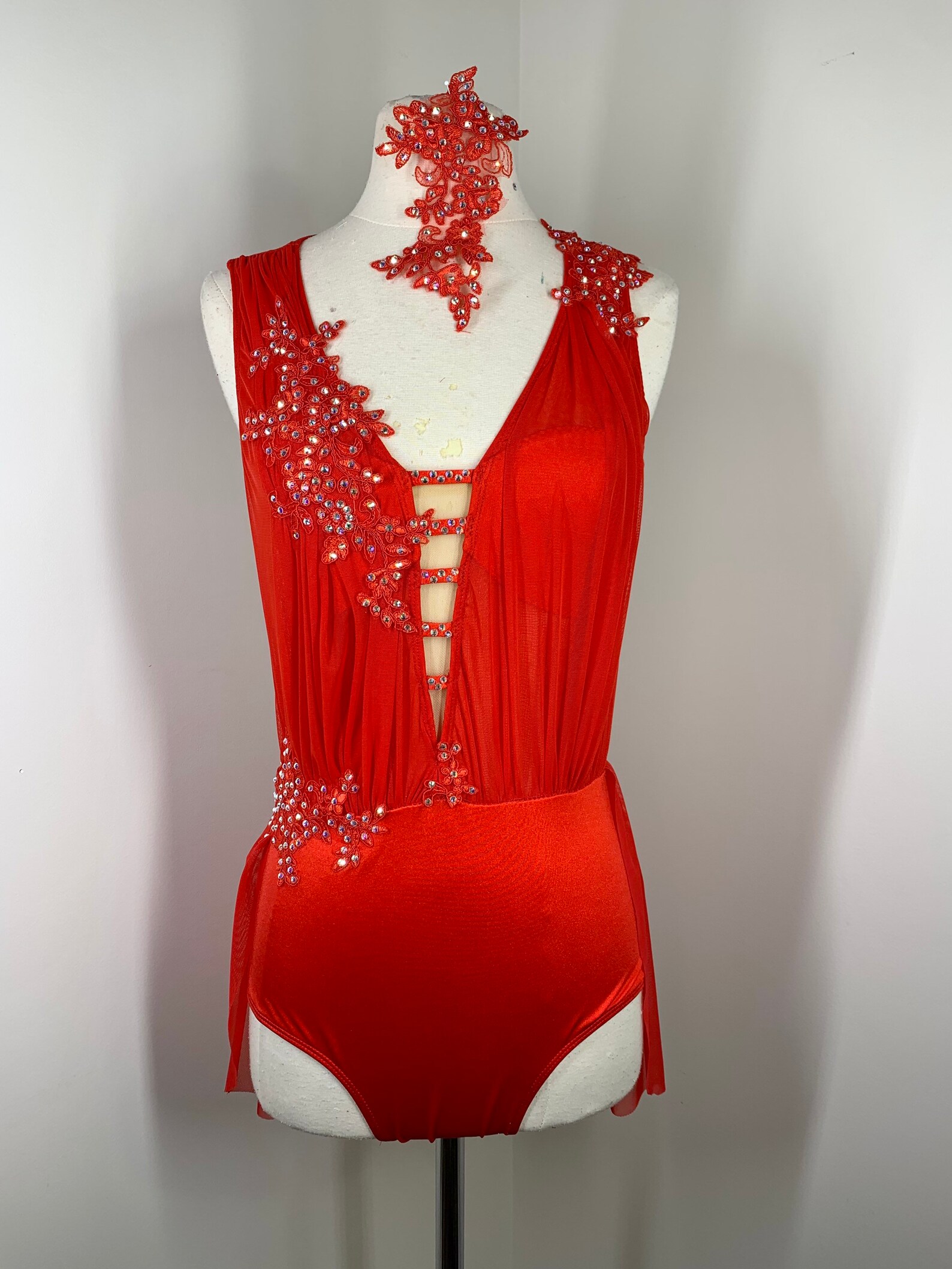 Lyrical Dance Costume Custom Dance Costume White Dance Etsy