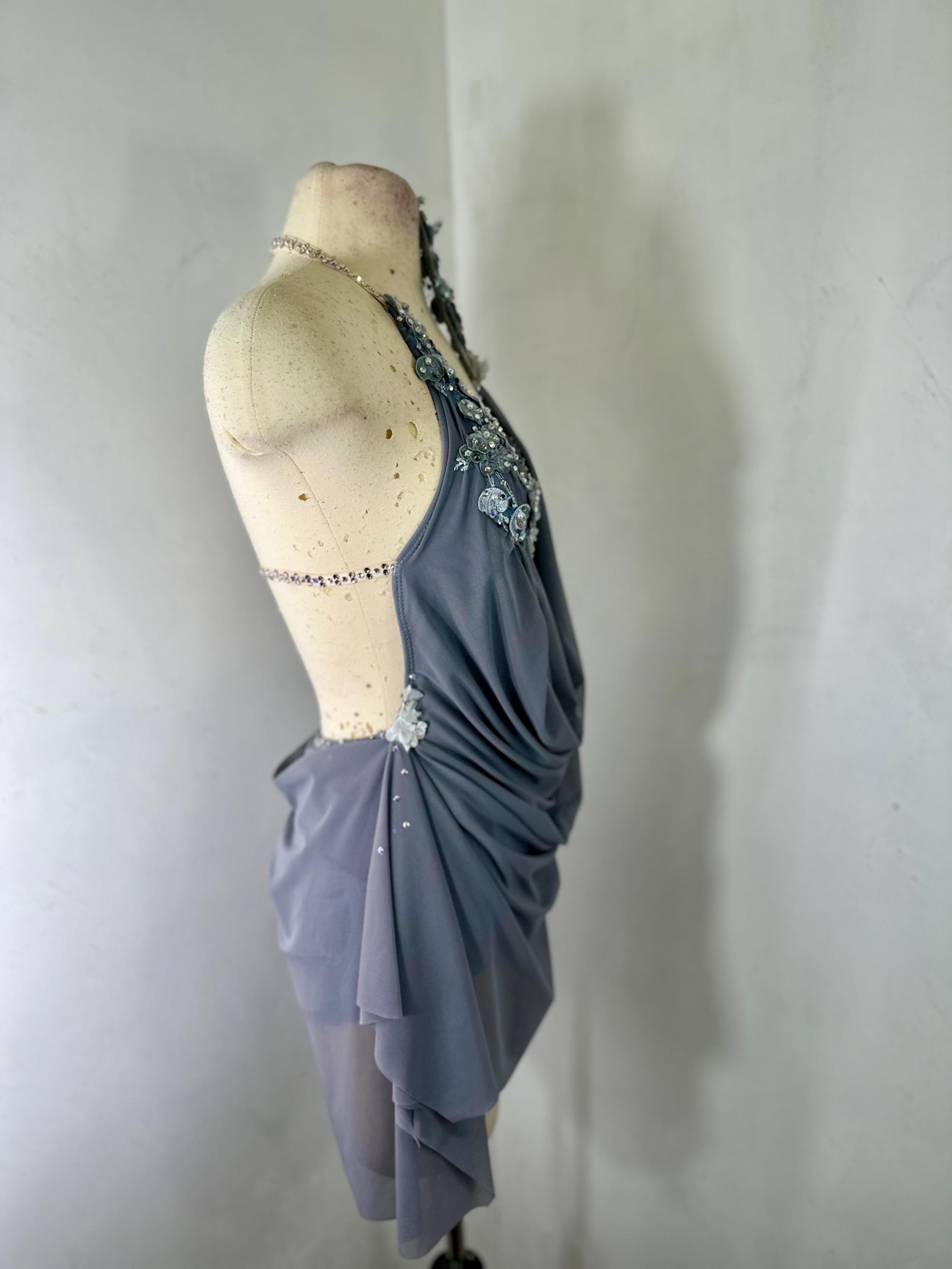 Custom Dance Dress, Draped Dance Costume, Custom Lyrical Dance Costume ...