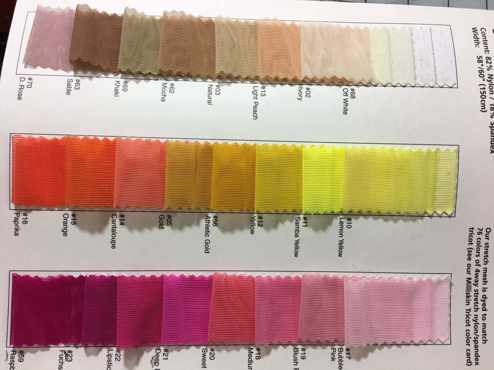 Order Fabric Color Swatch | Etsy