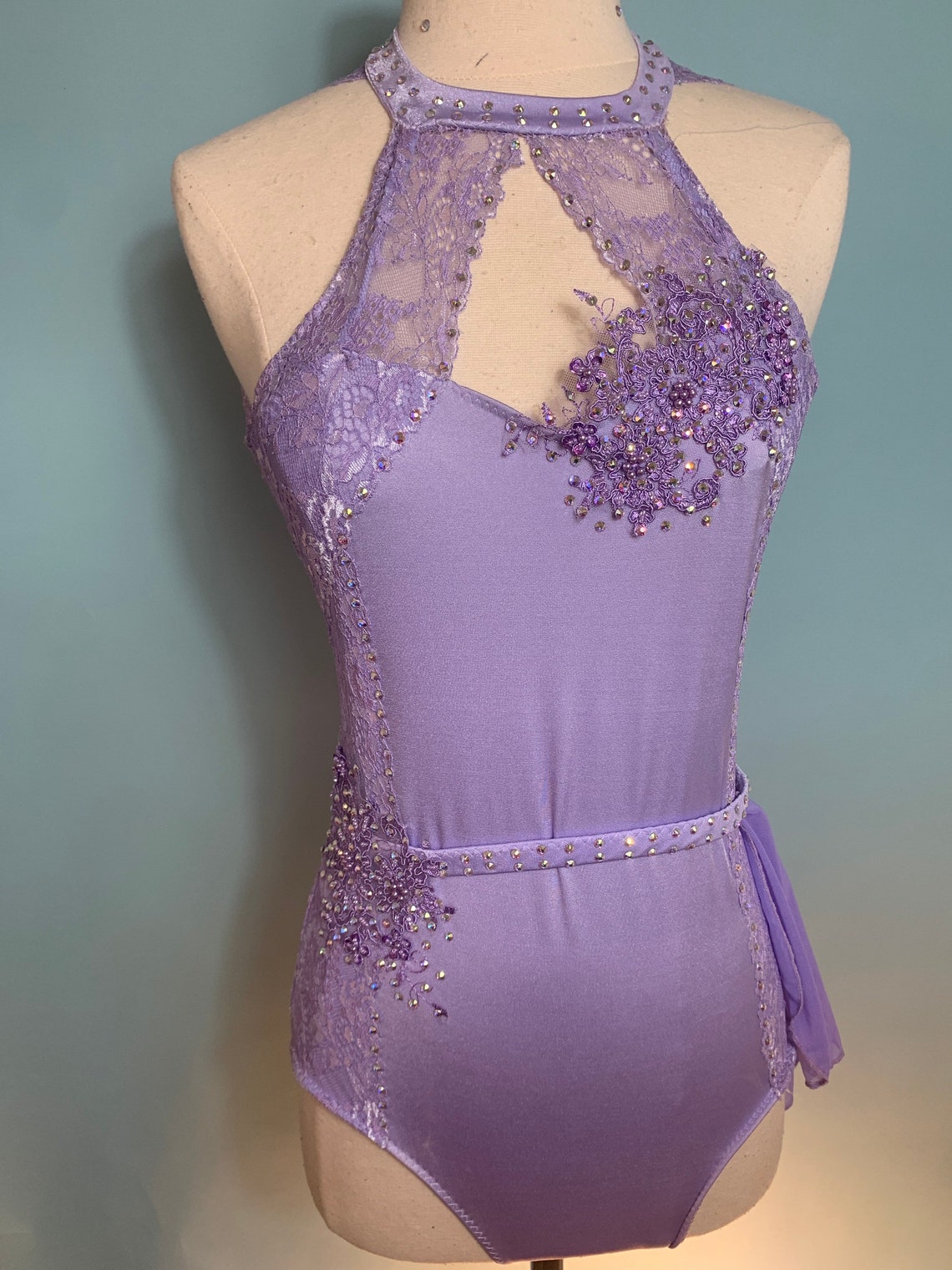 Lyrical Dance Costume Lavender Dance Costume Lace Dance | Etsy