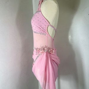 Pink Lyrical Dance Costume, Custom Lyrical Dance Costume, Competition ...