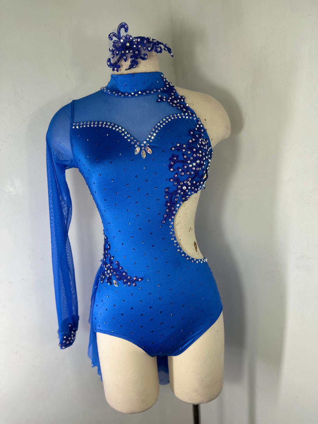 Royal Blue Dance Costume , Blue Dance Costume, Custom Lyrical Dance ...