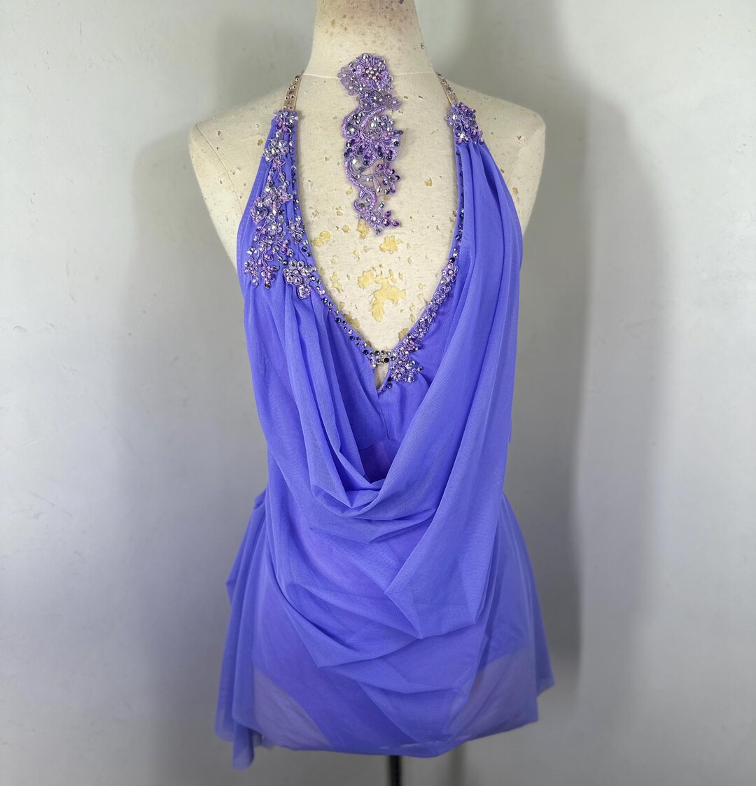 Custom Dance Dress, Draped Dance Costume, Custom Lyrical Dance Costume ...