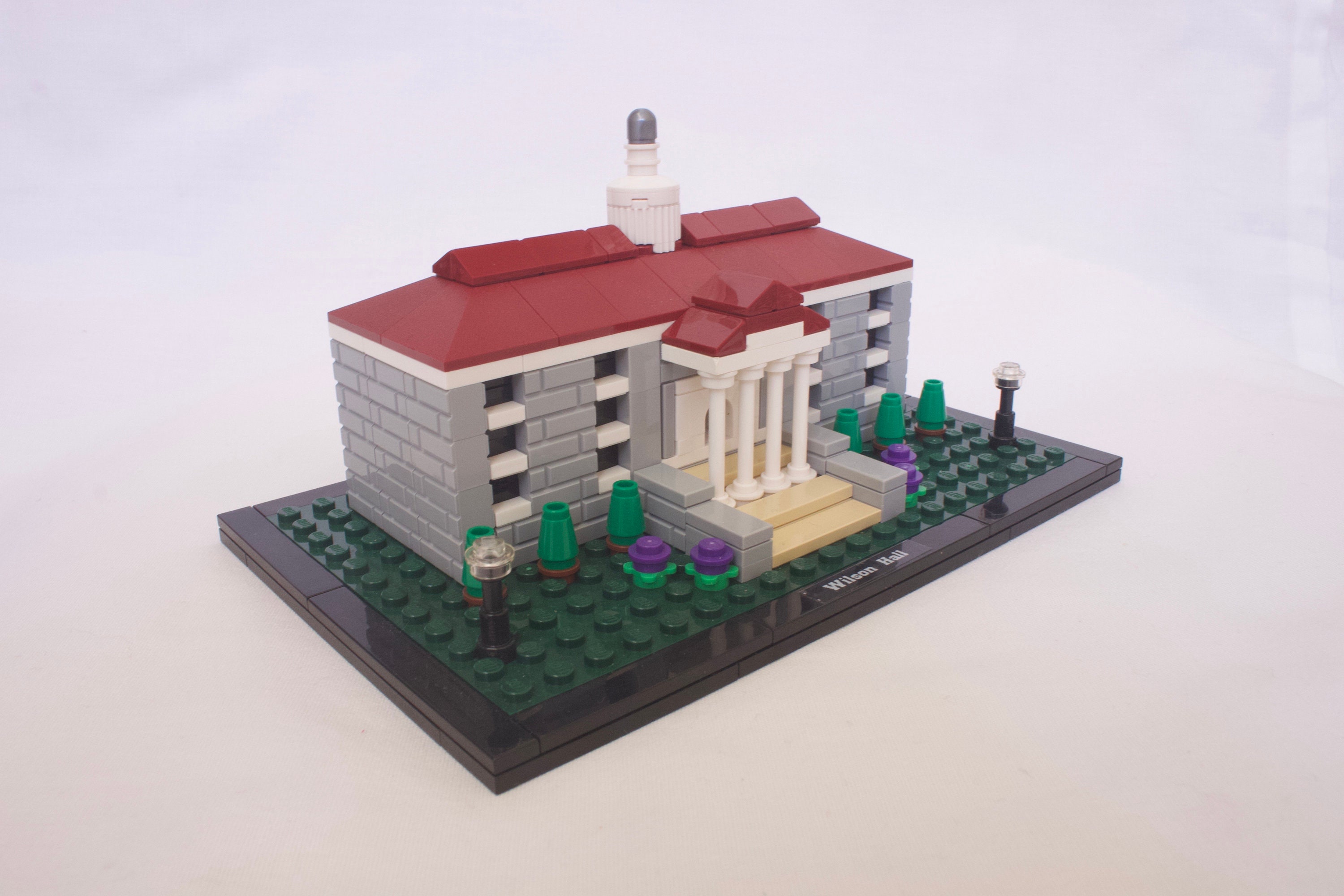 Wilson Hall - Custom Set With Authentic Bricks & Building Instructions ...
