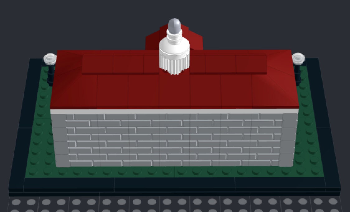 Wilson Hall - Custom Set With Authentic Bricks & Building Instructions ...