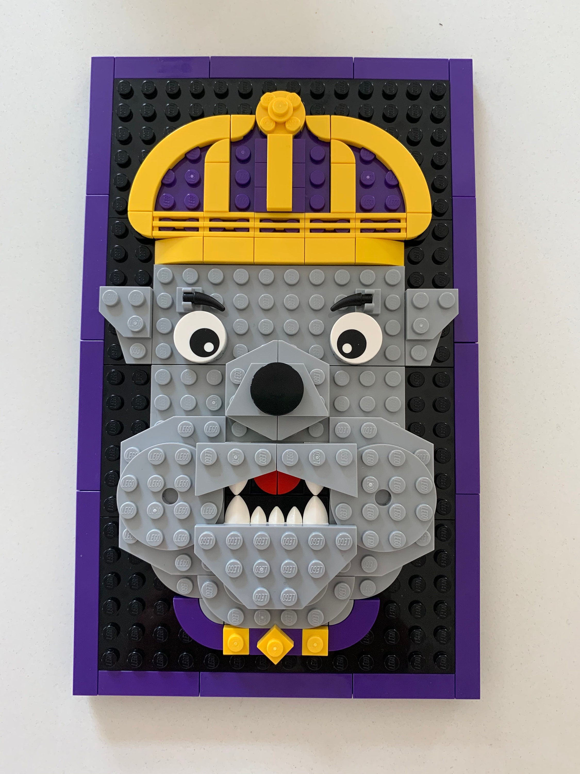 Duke Dog Face Plate Custom Set With Authentic Bricks & - Etsy