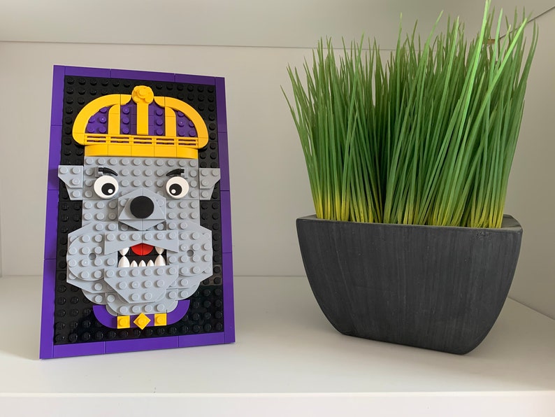 Duke Dog Face Plate Custom Set With Authentic Bricks & - Etsy