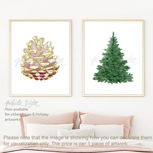 Christmas Tree Printable, Christmas Printable, Xmas Tree, Green Pine ...