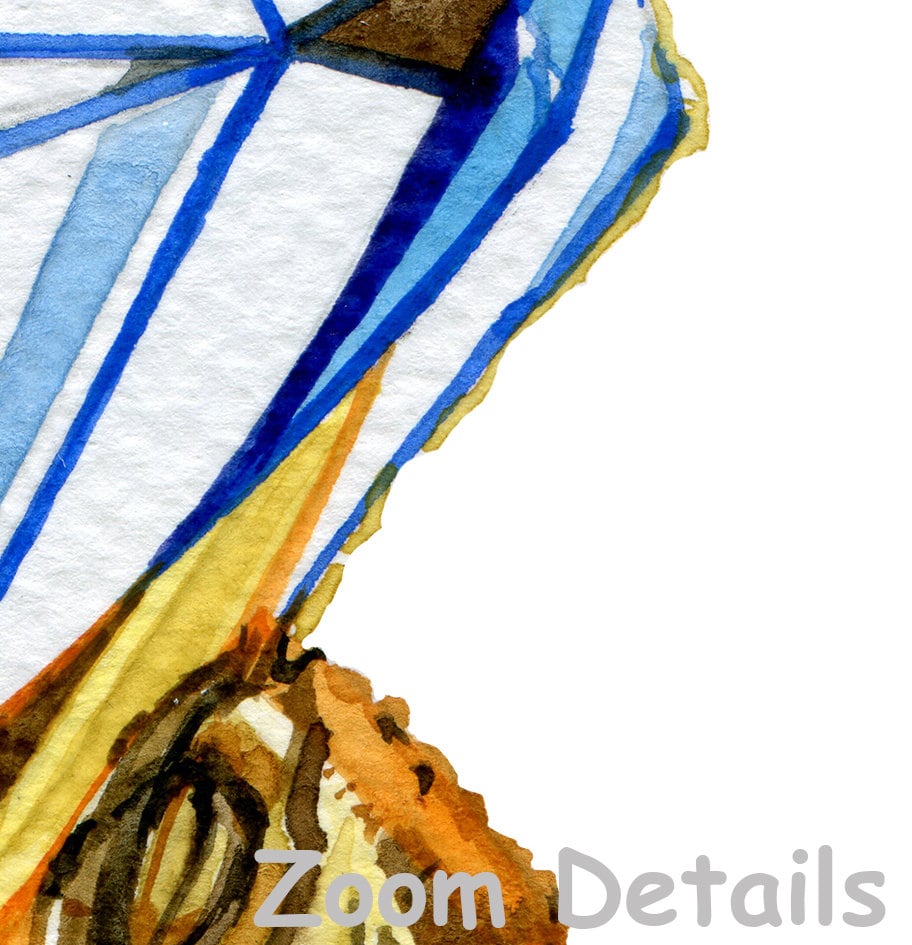 Balloon Engagement Ring Pop Art Water Wedding Ring Watercolor - Etsy