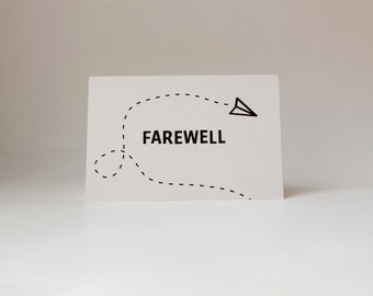 Origami Matchbox Card/ Farewell Good Luck Card/ Wish You All | Etsy