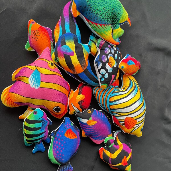 Tropical Fish Fabric - Etsy