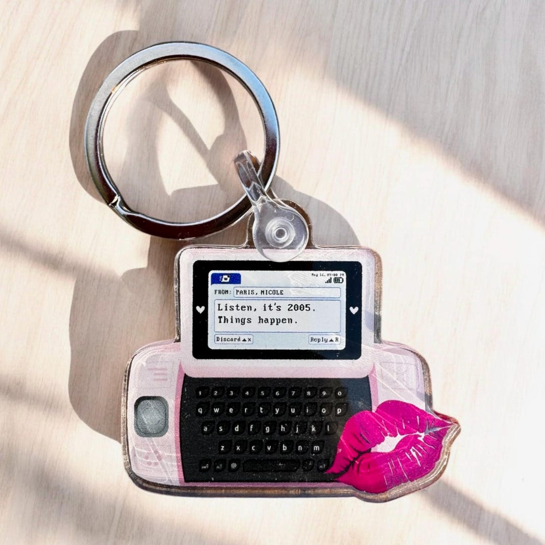 Juicy Couture Sidekick Phone Keychain Bag Charm Y2K 2000s the Simple ...