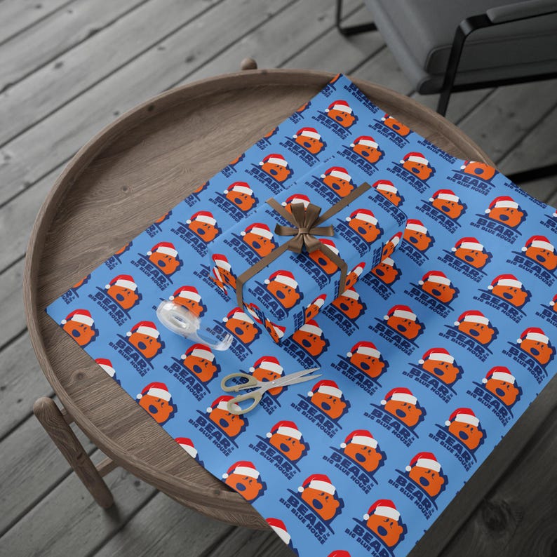 Bear in the Big Blue House Wrapping Paper | 1990s Nostalgia Holiday ...