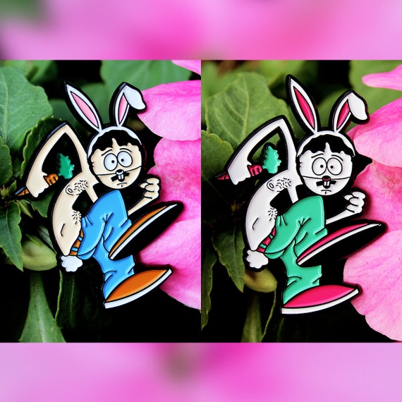 Blink Rabbit Randy Marsh Limited Edition Enamel Pins | Etsy