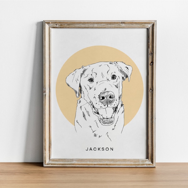 Custom Pet Drawing - Etsy