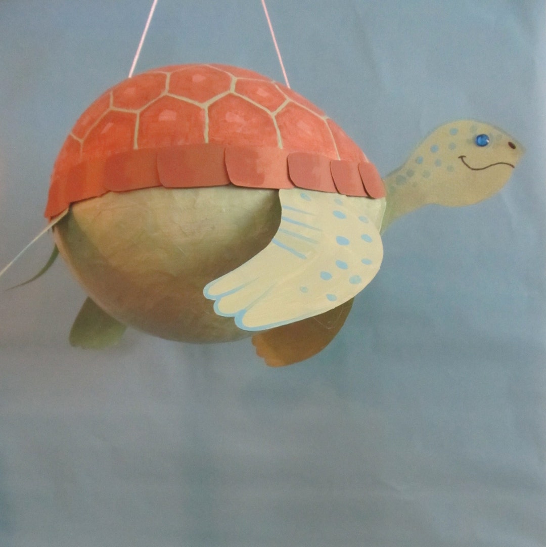 SEA TURTLE Pinata, Sea Turtle Birthday, Turtle Party Decor, Nature ...