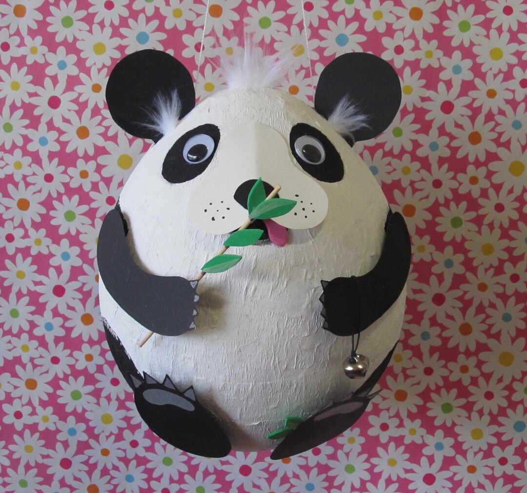 PANDA BEAR Pinata, Bear Birthday Decor, Panda Bear Birthday, Nature ...