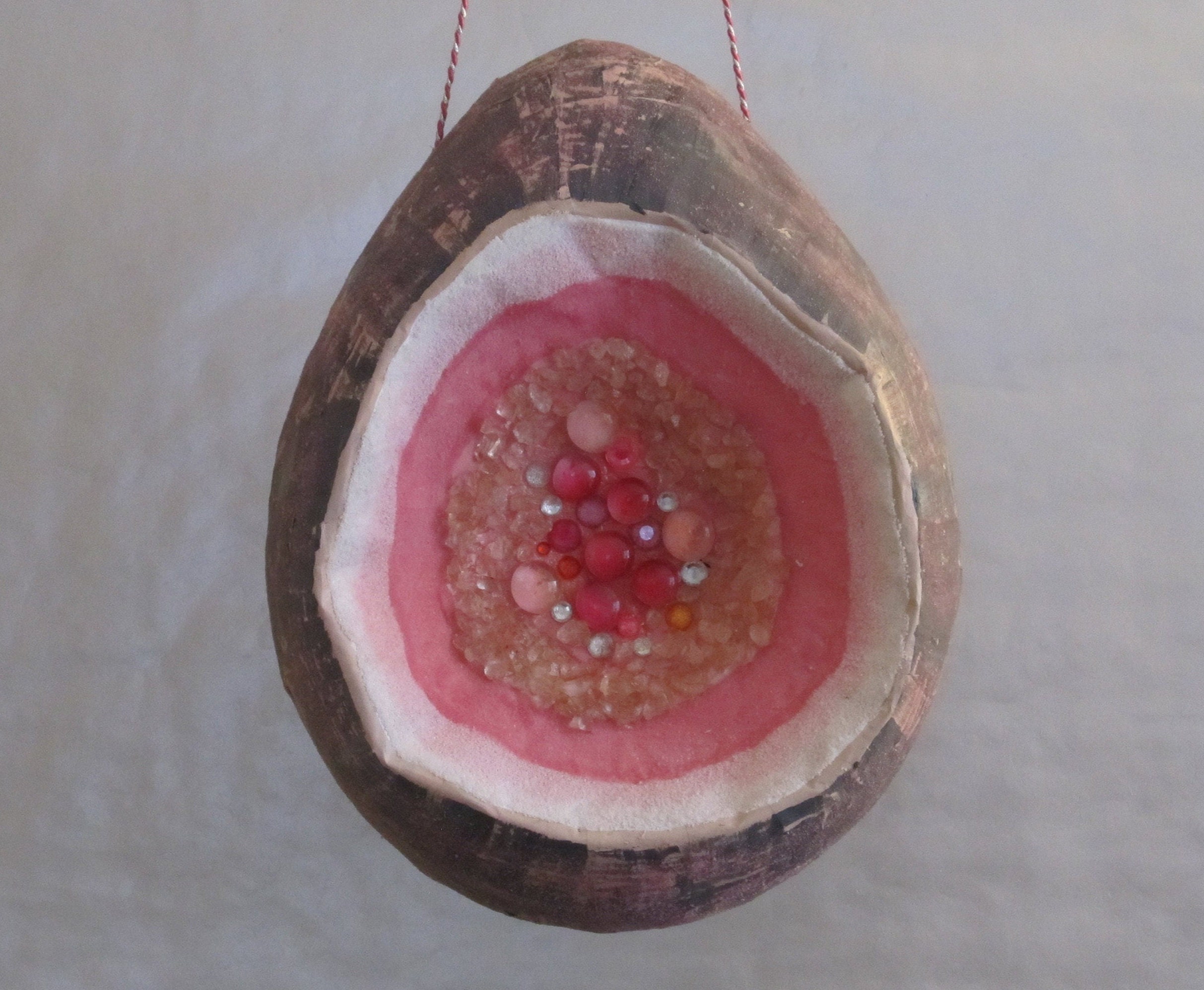 Blue Purple Pink and Green Geode Pinata Geode Party Art - Etsy