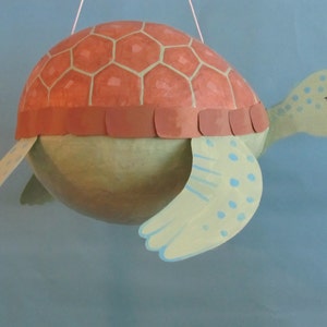 SEA TURTLE Pinata, Sea Turtle Birthday, Turtle Party Decor, Nature ...