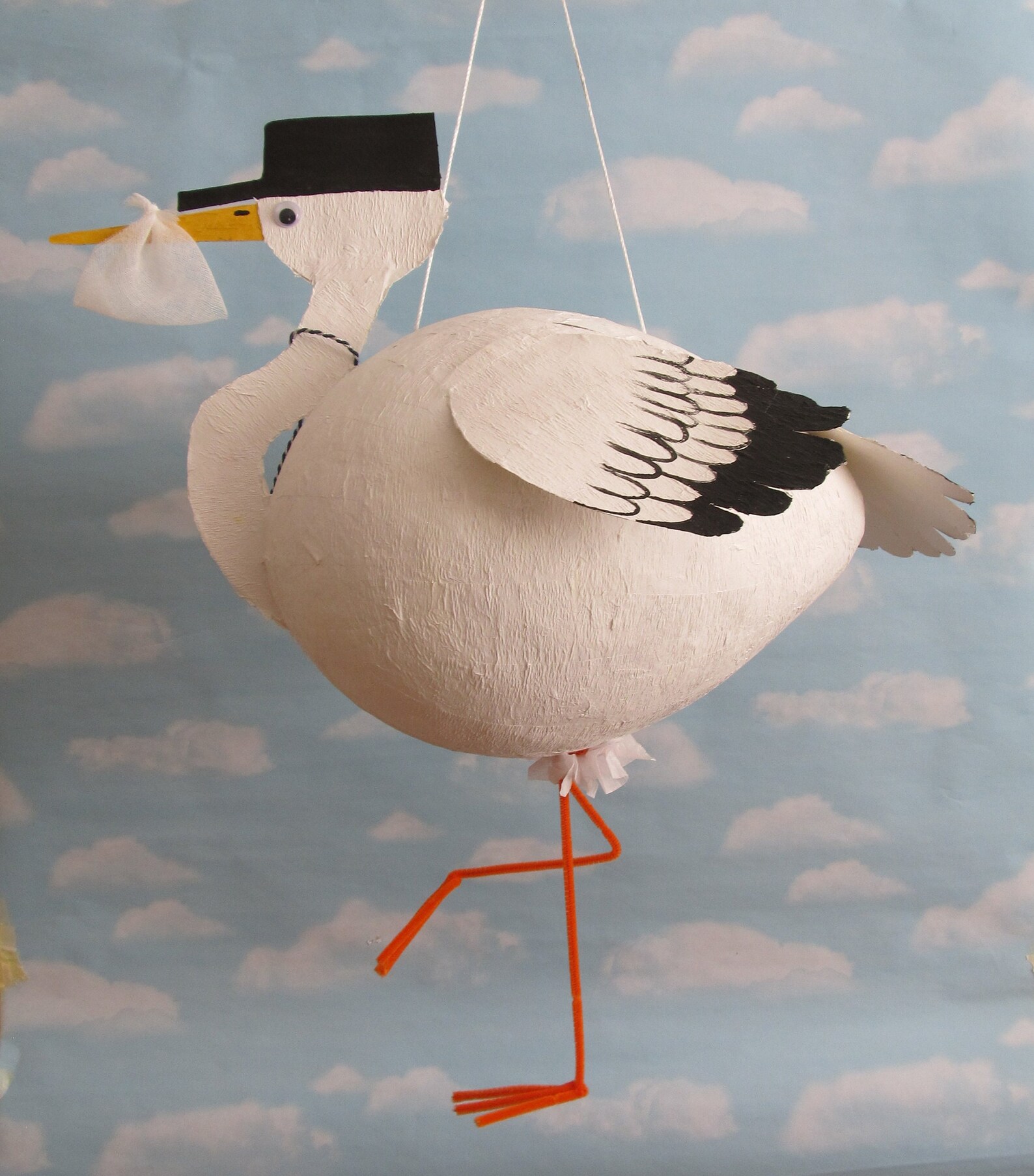 Gender Reveal Stork Pinata Birth Announcement Pinata Baby - Etsy