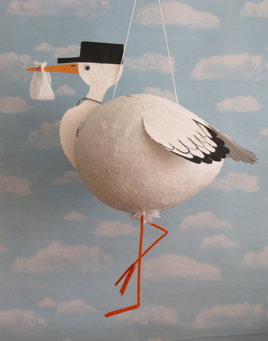 Gender Reveal Stork Pinata Birth Announcement Pinata Baby - Etsy