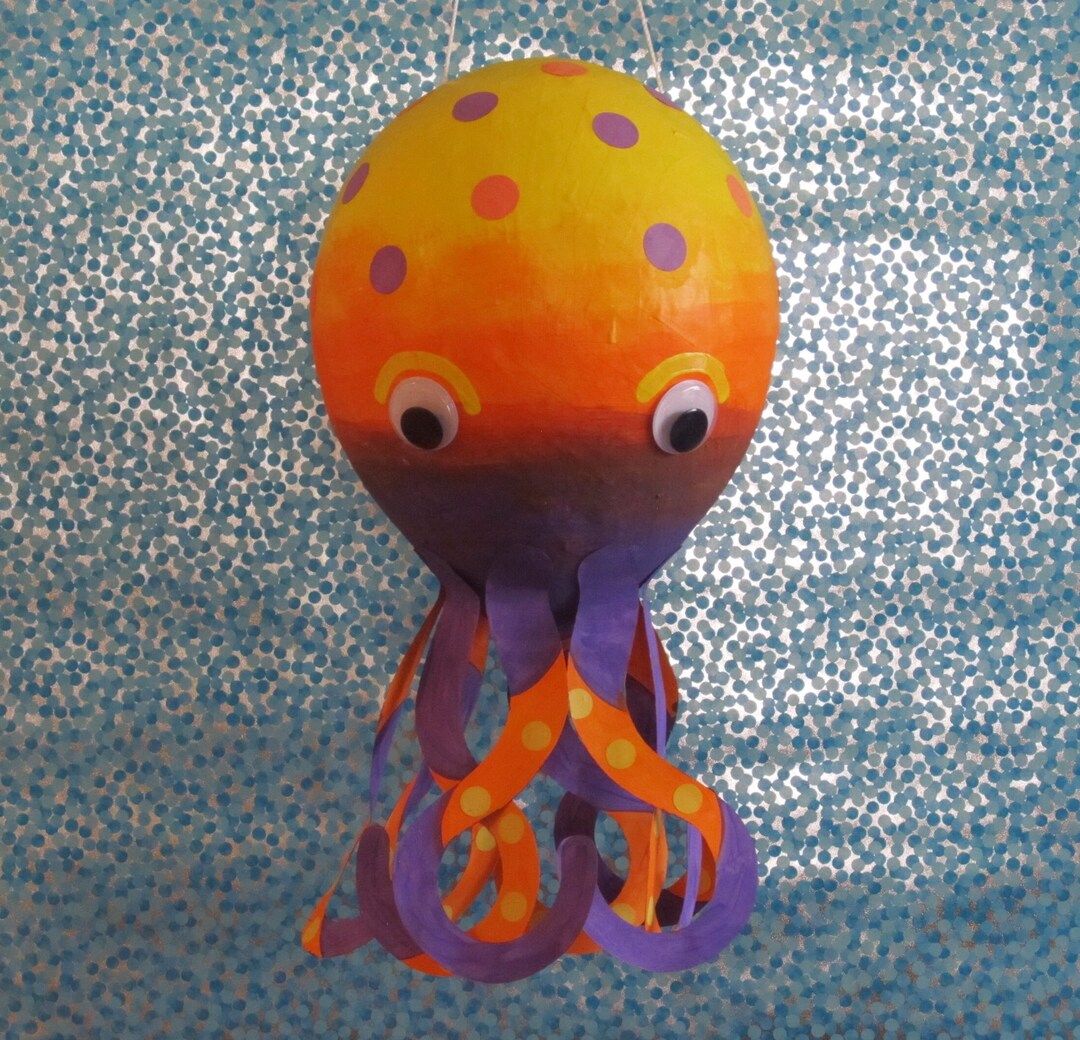 OCTOPUS Pinata, Nature Pinata, Ocean Party Theme, Birthday Octopus ...