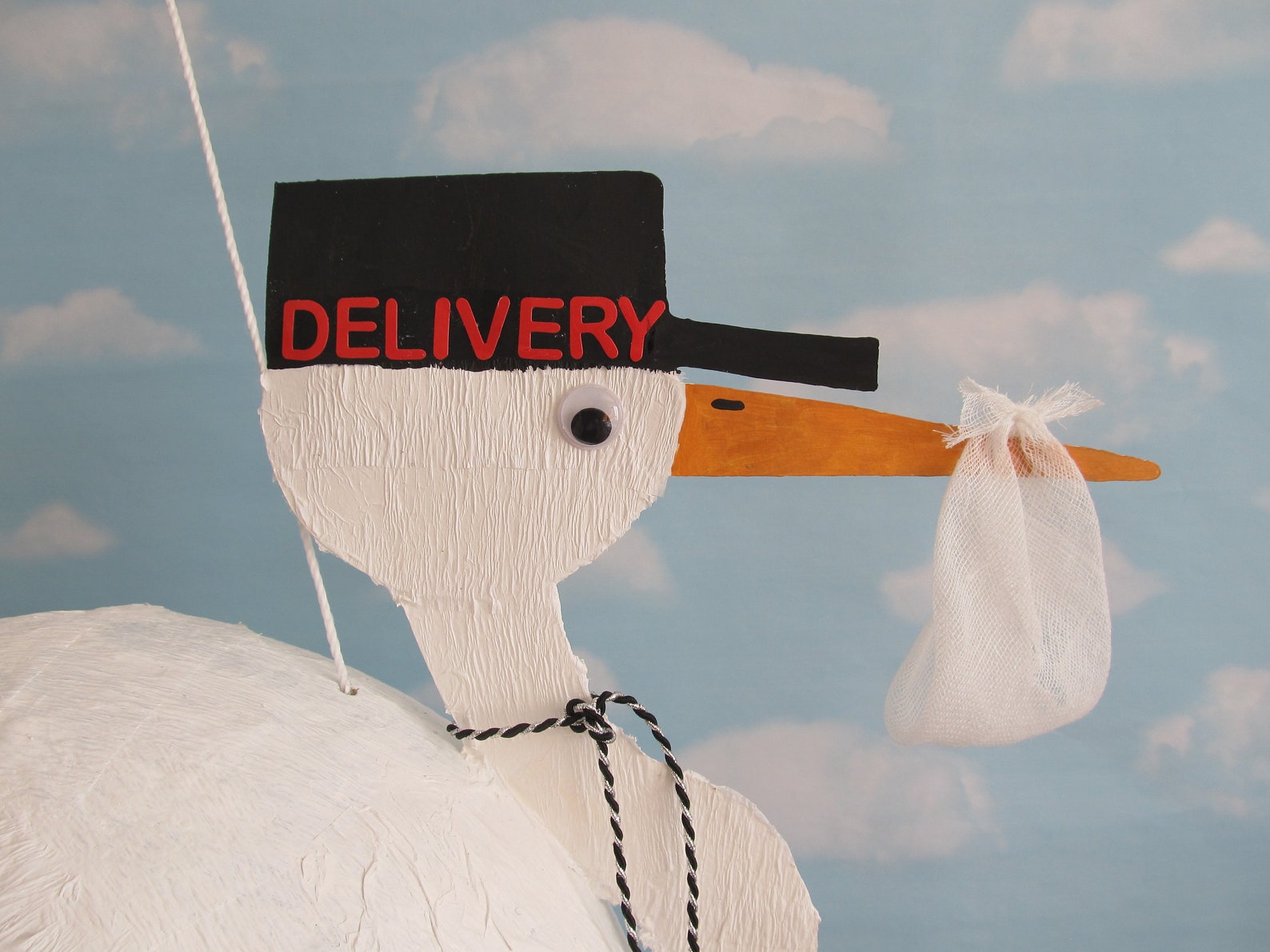 Gender Reveal Stork Pinata Birth Announcement Pinata Baby - Etsy