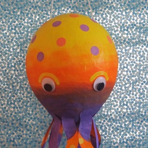 OCTOPUS Pinata, Nature, Ocean Party Theme, Birthday,hand Painted, Art ...