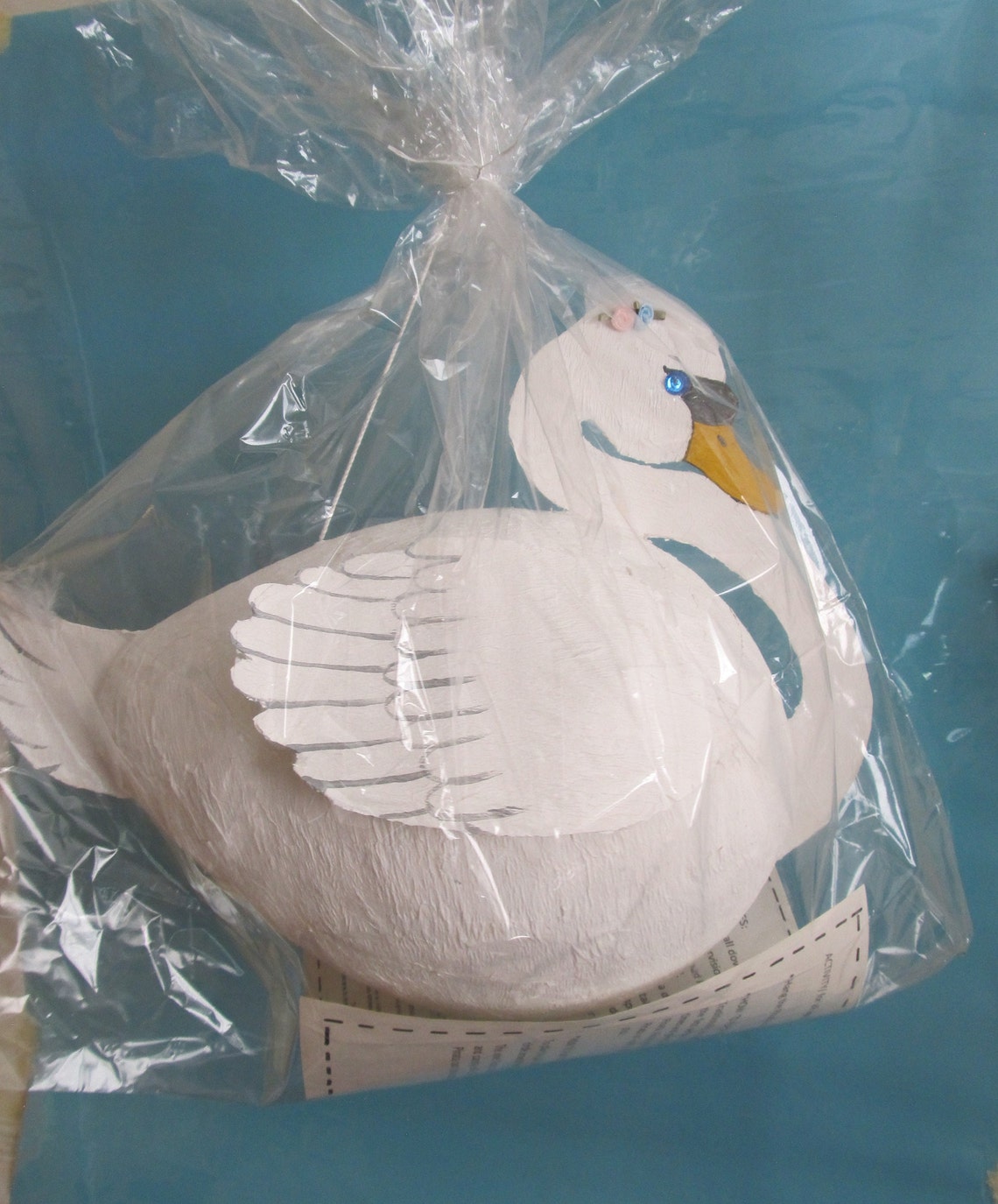 FLOATING SWAN Pinata, Swan Birthday, Christmas, Baby Shower, Gender ...