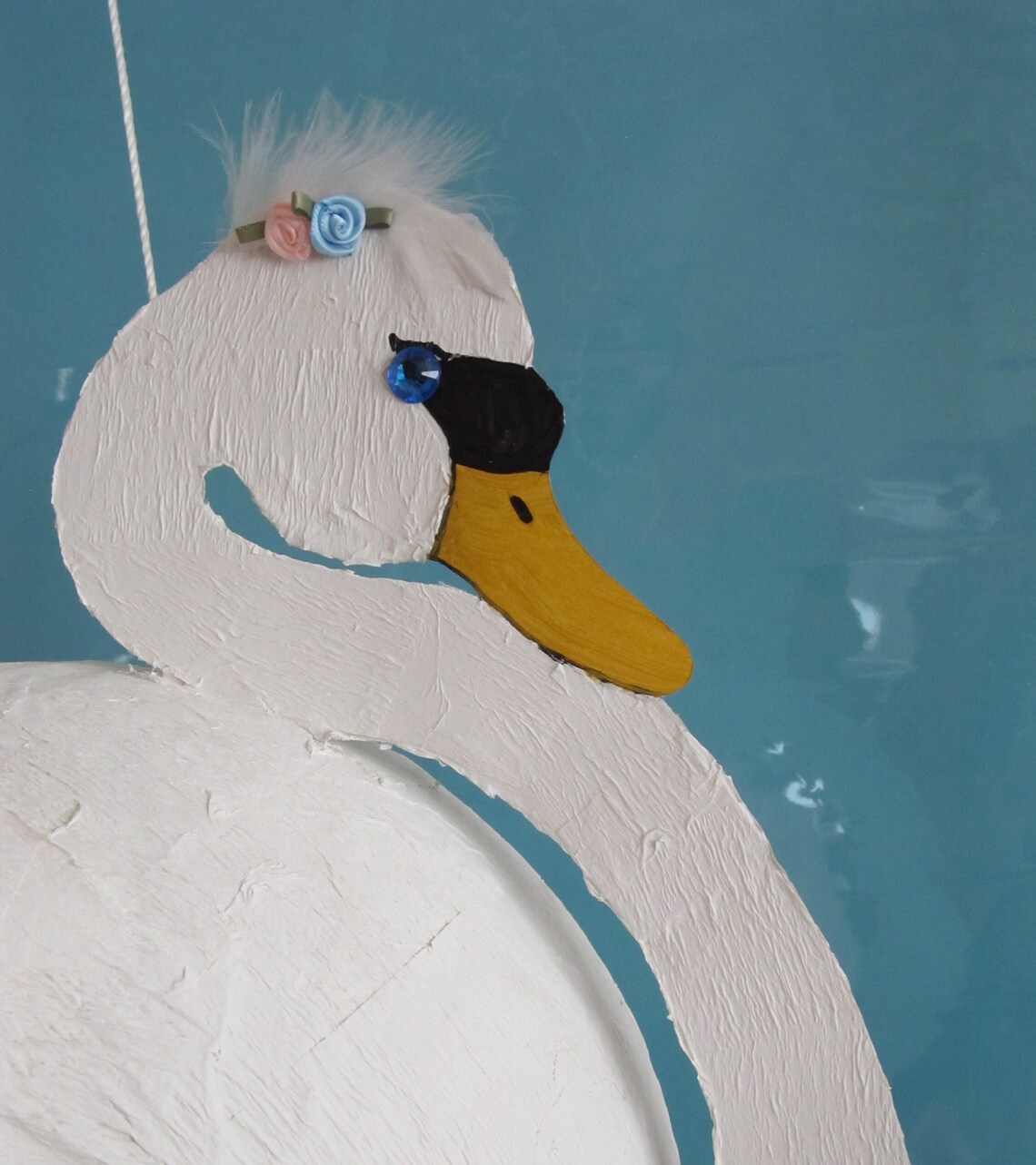 FLOATING SWAN Pinata, Swan Birthday, Christmas, Baby Shower, Gender ...