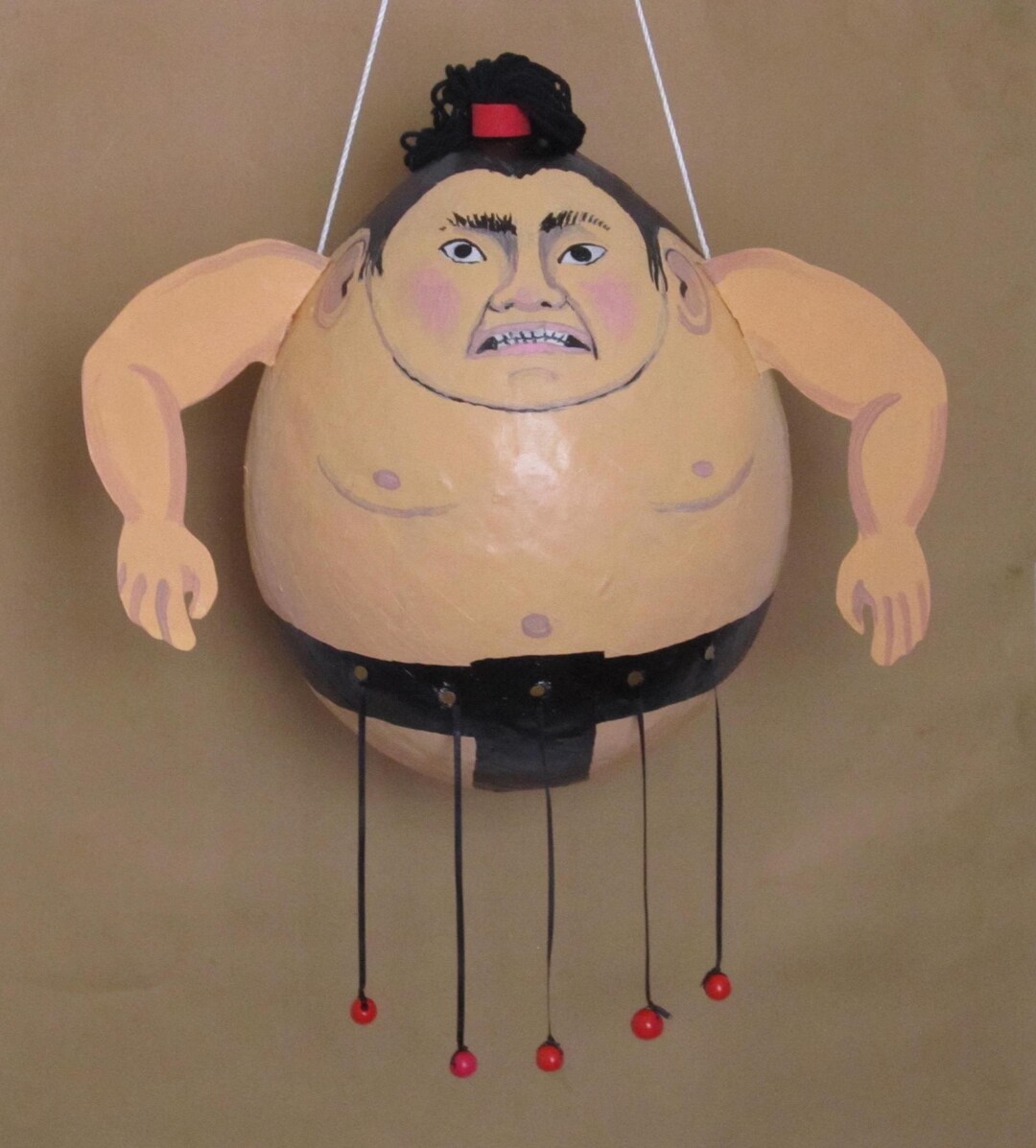 SUMO MAN Pinata, Wrestler Pinata, Humor, Japanese, Hand Painted ...