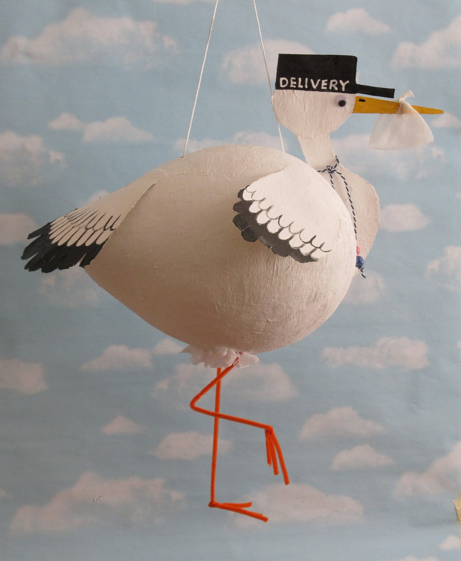 Gender Reveal Stork Pinata Birth Announcement Pinata Baby - Etsy