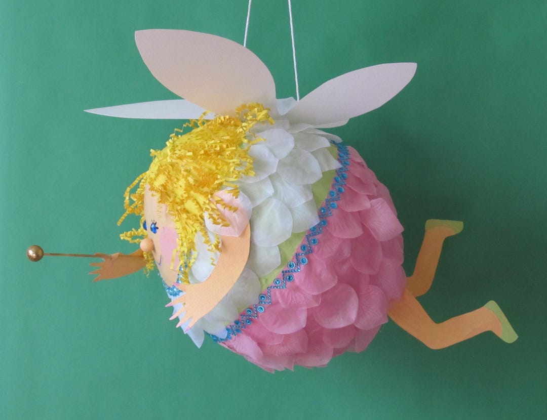 FAIRY Pinata, Nature Pinata, Fairy Birthday Theme, Fairy Birthday ...