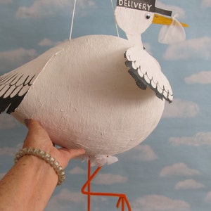 Gender Reveal Stork Pinata Birth Announcement Pinata Baby - Etsy