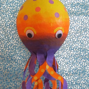 OCTOPUS Pinata, Nature Pinata, Ocean Party Theme, Birthday Octopus ...