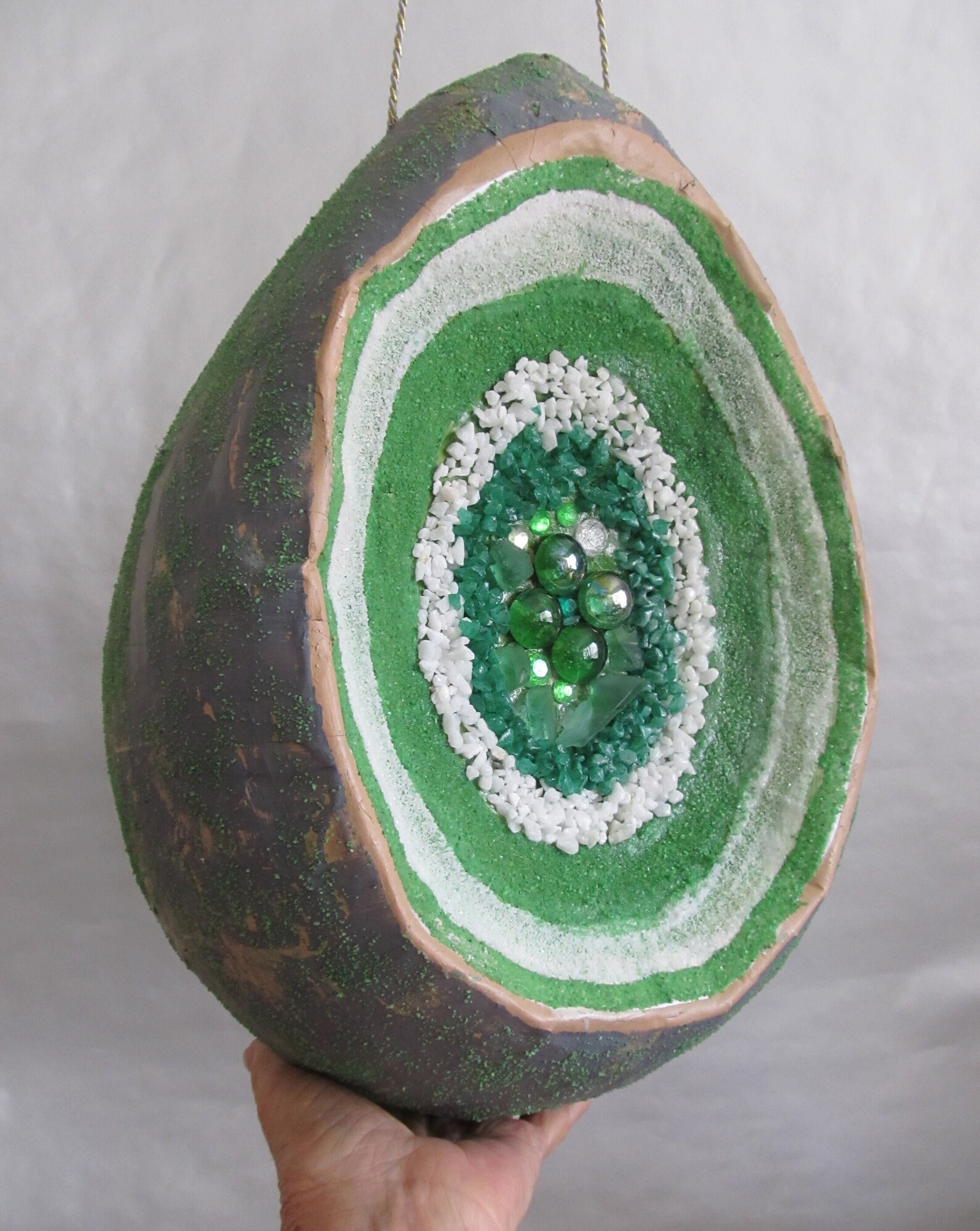 Blue, Purple, Pink, and Green Geode Pinata, Geode Party, Art Pinata ...