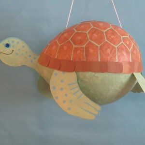 SEA TURTLE Pinata, Sea Turtle Birthday, Turtle Party Decor, Nature ...