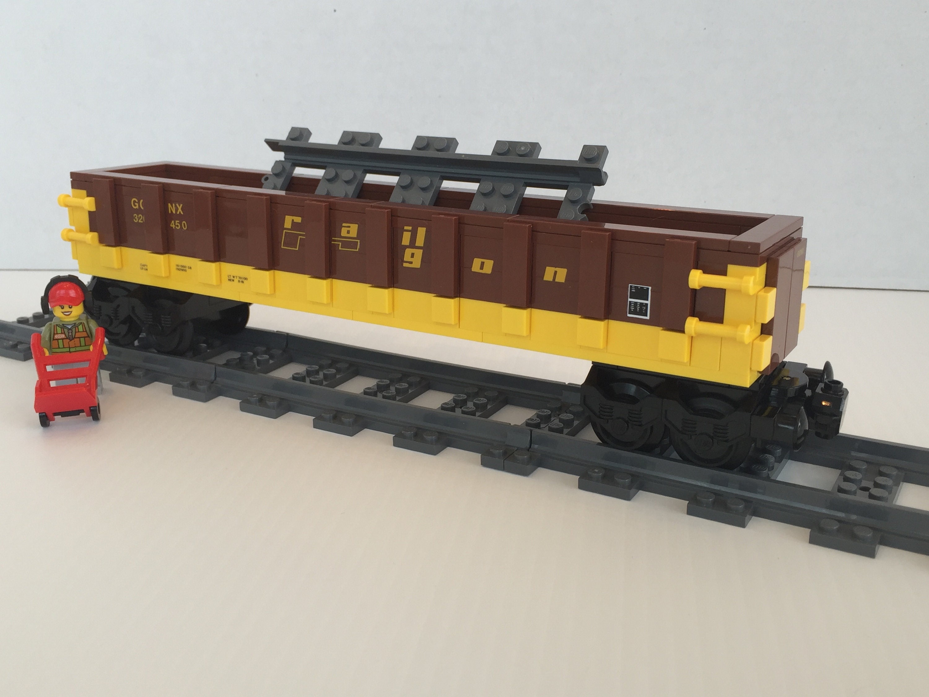Custom Train Gondola Car MOC (instructions Only) - Etsy