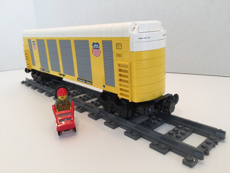 Custom Train Autorack Car MOC (instructions Only) - Etsy