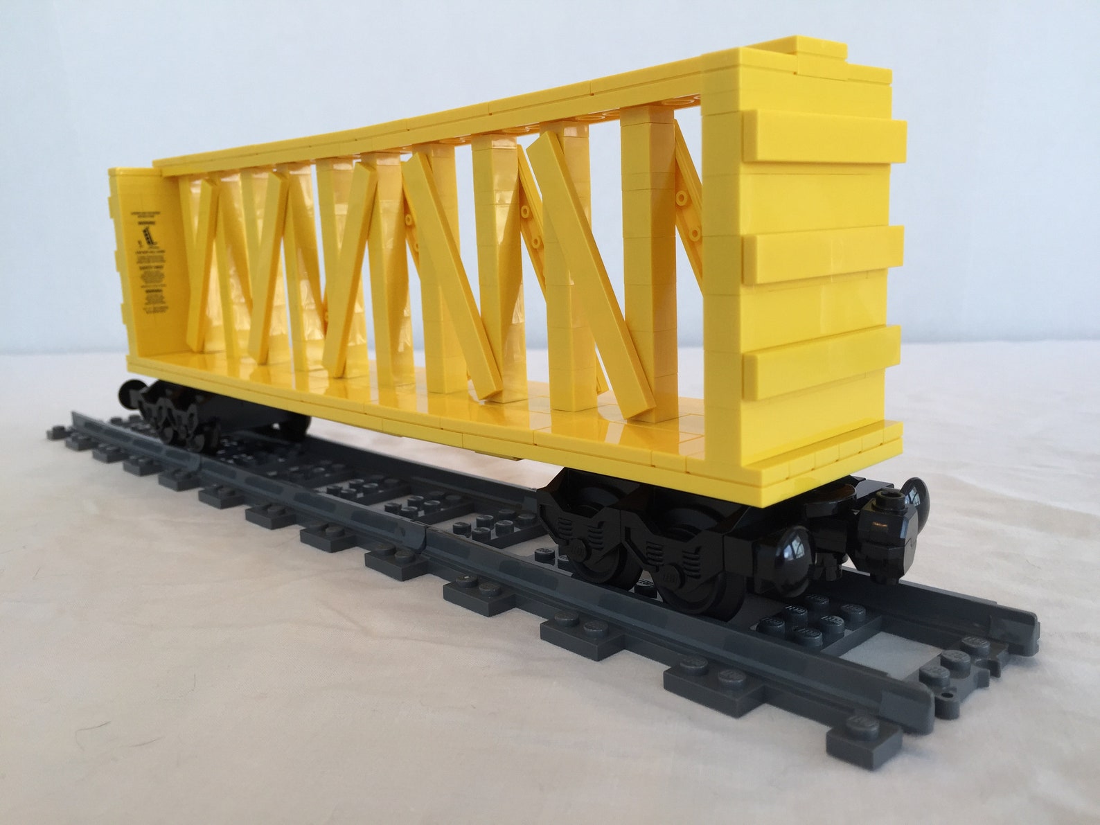 Custom Train Centerbeam Flat Car MOC (instructions Only) - Etsy