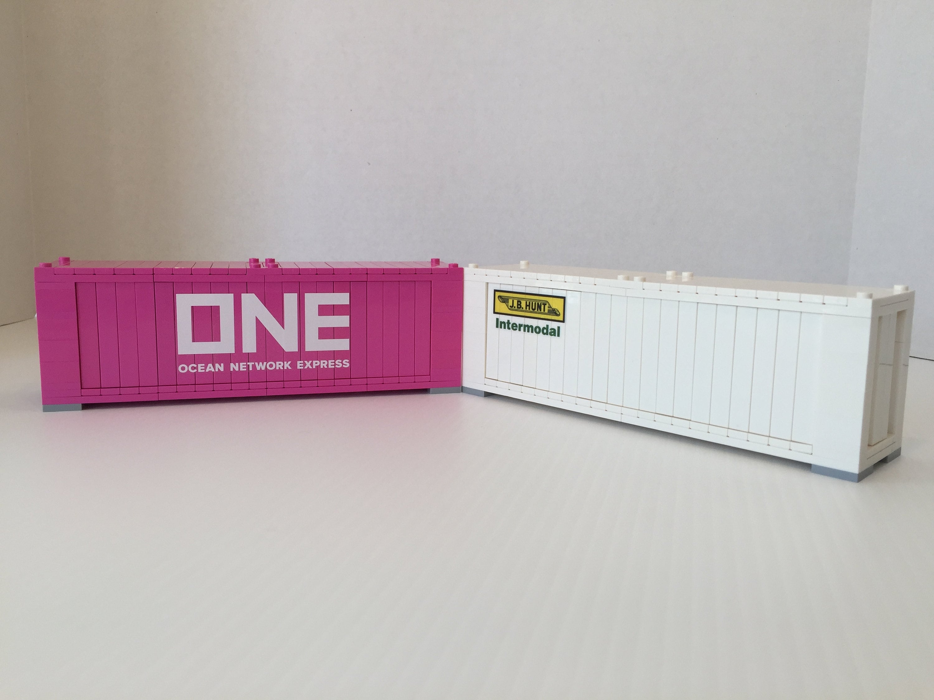 Custom Train Well/container Car MOC (instructions Only) - Etsy