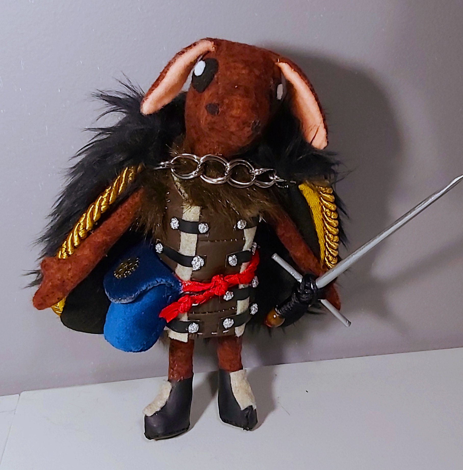 CUSTOM: Kobold Character Doll Fully Poseable Plush With Magnetic Hands ...