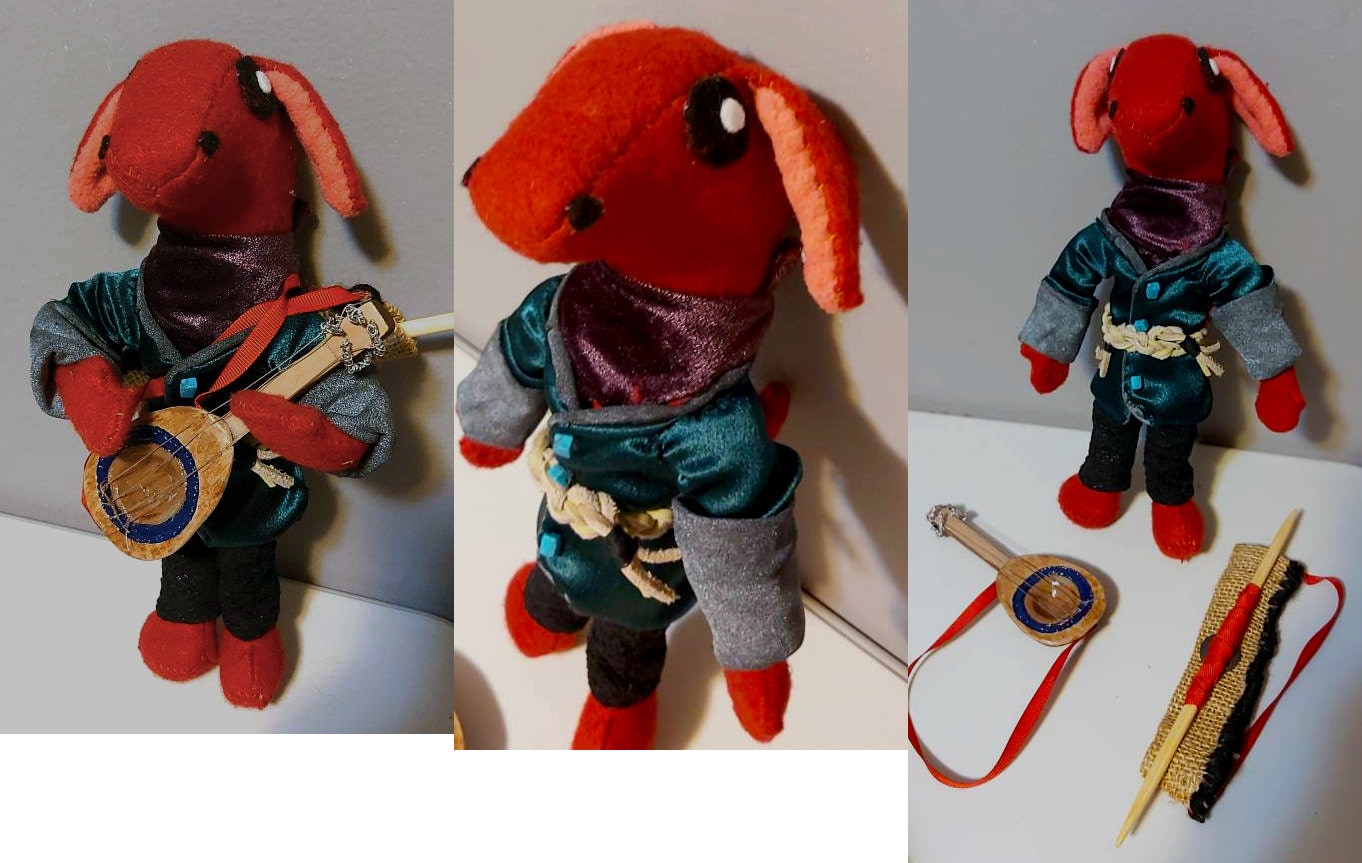 CUSTOM: Kobold Character Doll Fully Poseable Plush With Magnetic Hands ...