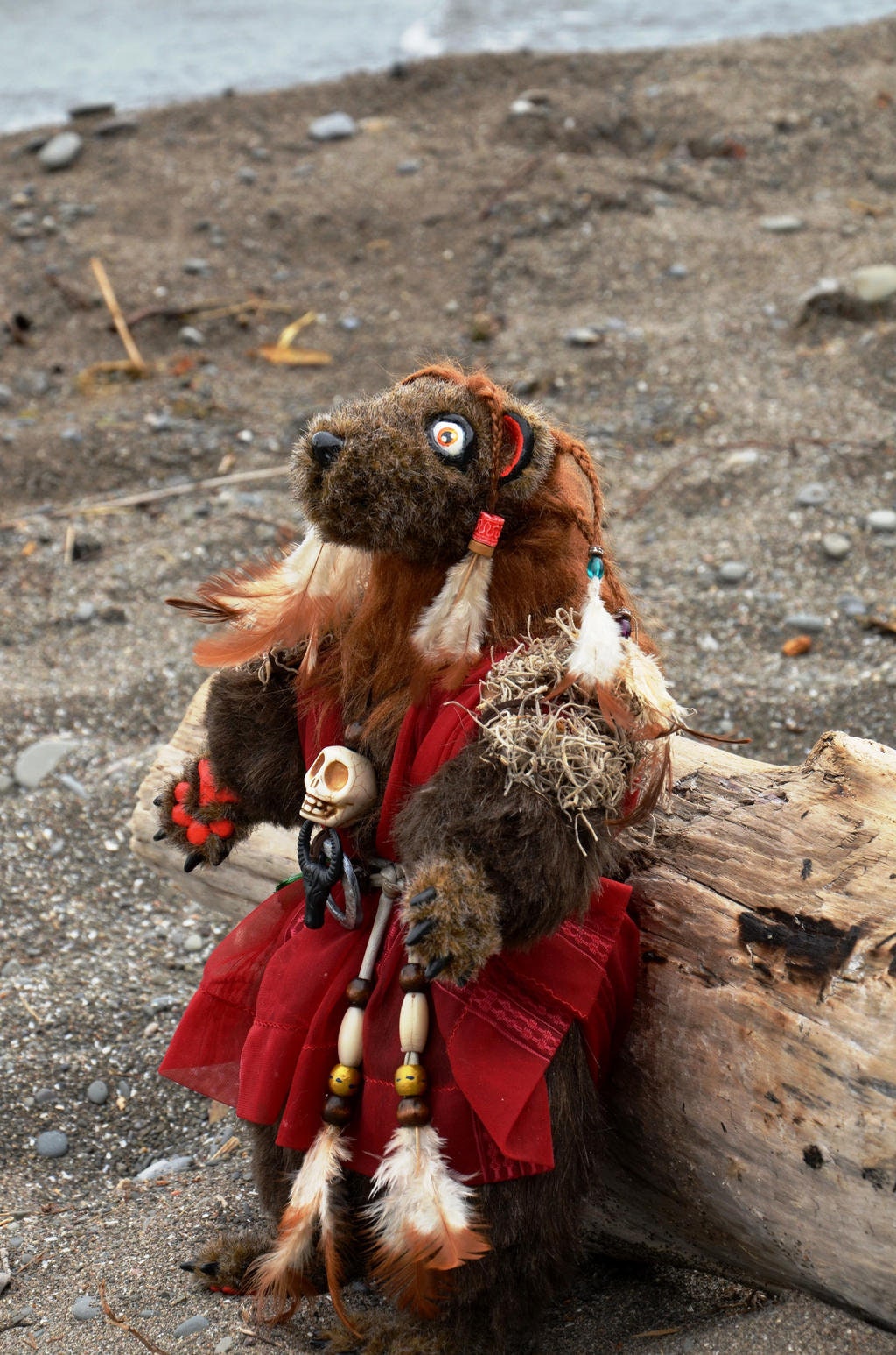 CUSTOM: Poseable Soft Sculpture Fantasy Creature Character Art Doll ...