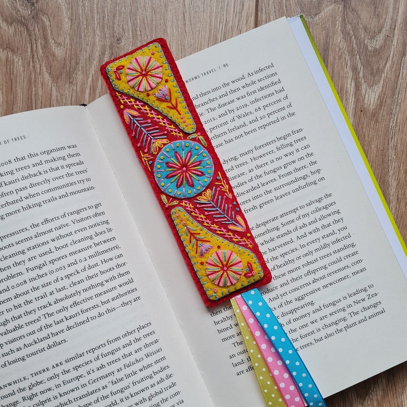 Felt Bookmark - Etsy